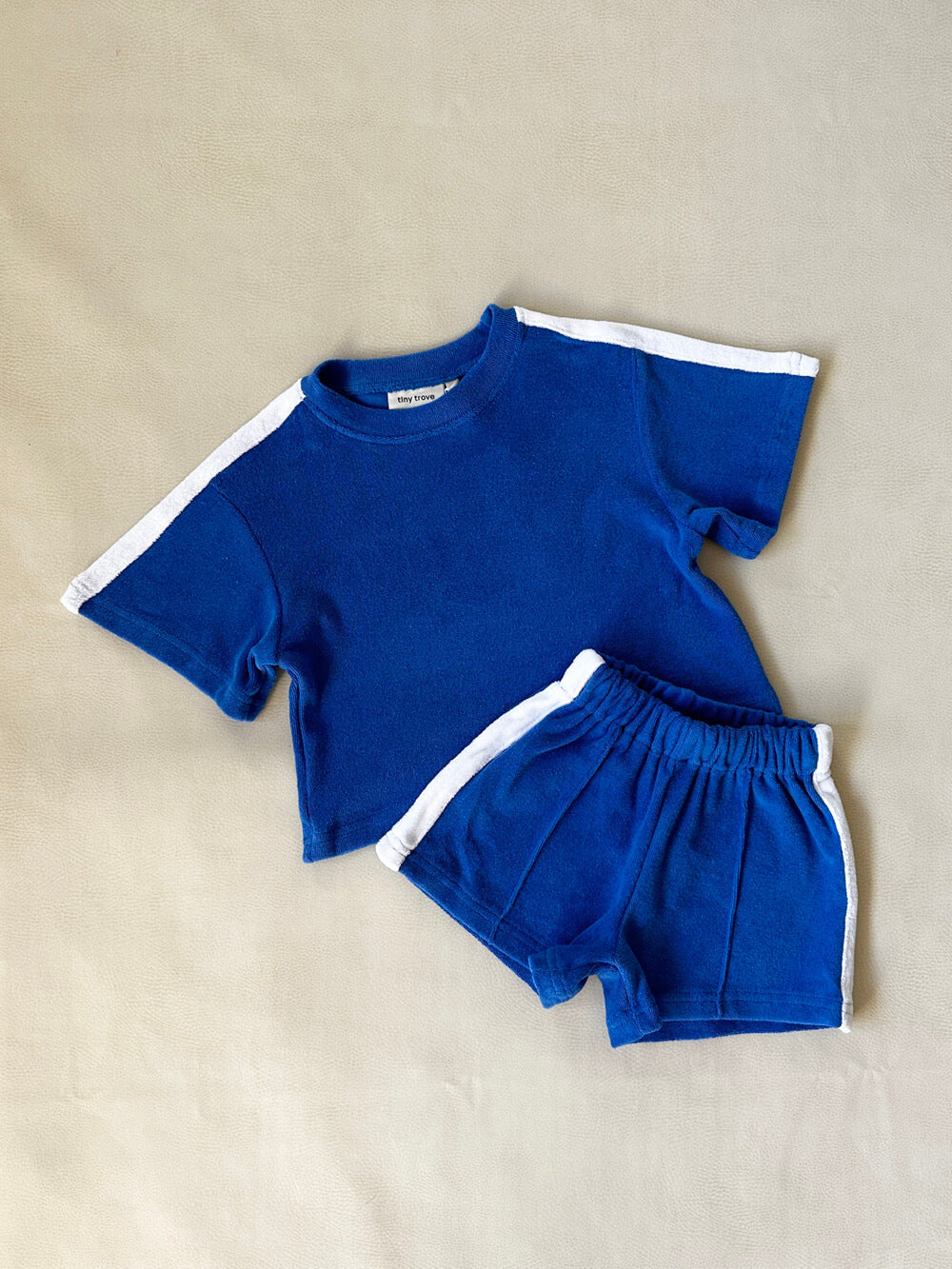 Tiny Trove Atlas Terry Towelling Set - Royal Blue | The Scouted co ...